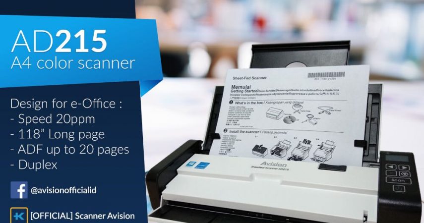 Avision AD215 Produktif dan fleksibel – RUMAH SCANNER